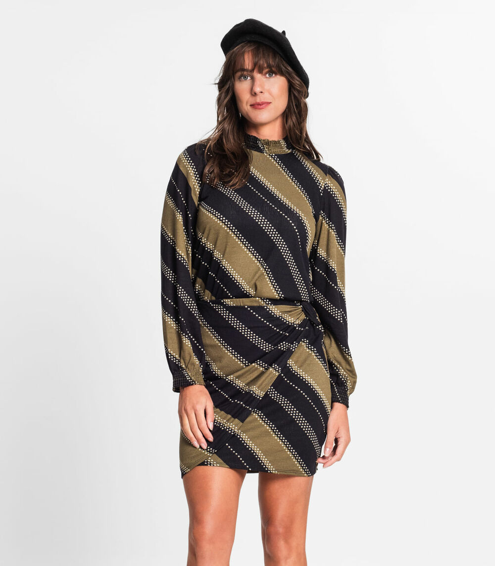 Saia Feminina Estampada Endless Verde | Marisa