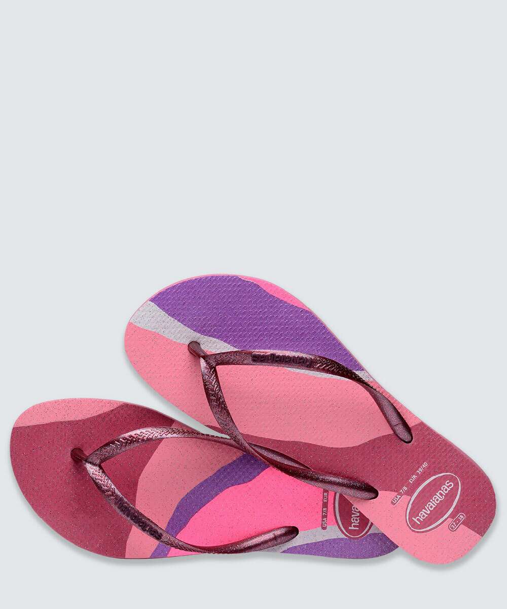 Chinelo Havaianas Feminino Slim Palette Glow | Marisa