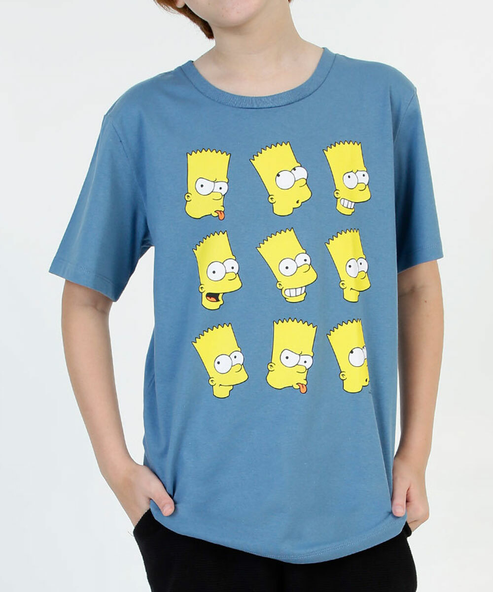 Camiseta Juvenil Estampa Bart Simpsons Tam 10 a 16 | Marisa