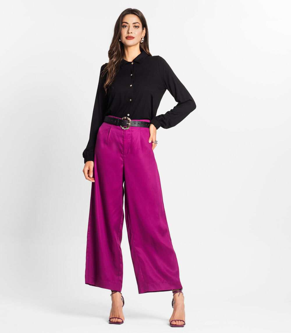 Camisa Manga Longa Com Botões Endless Preto | Marisa